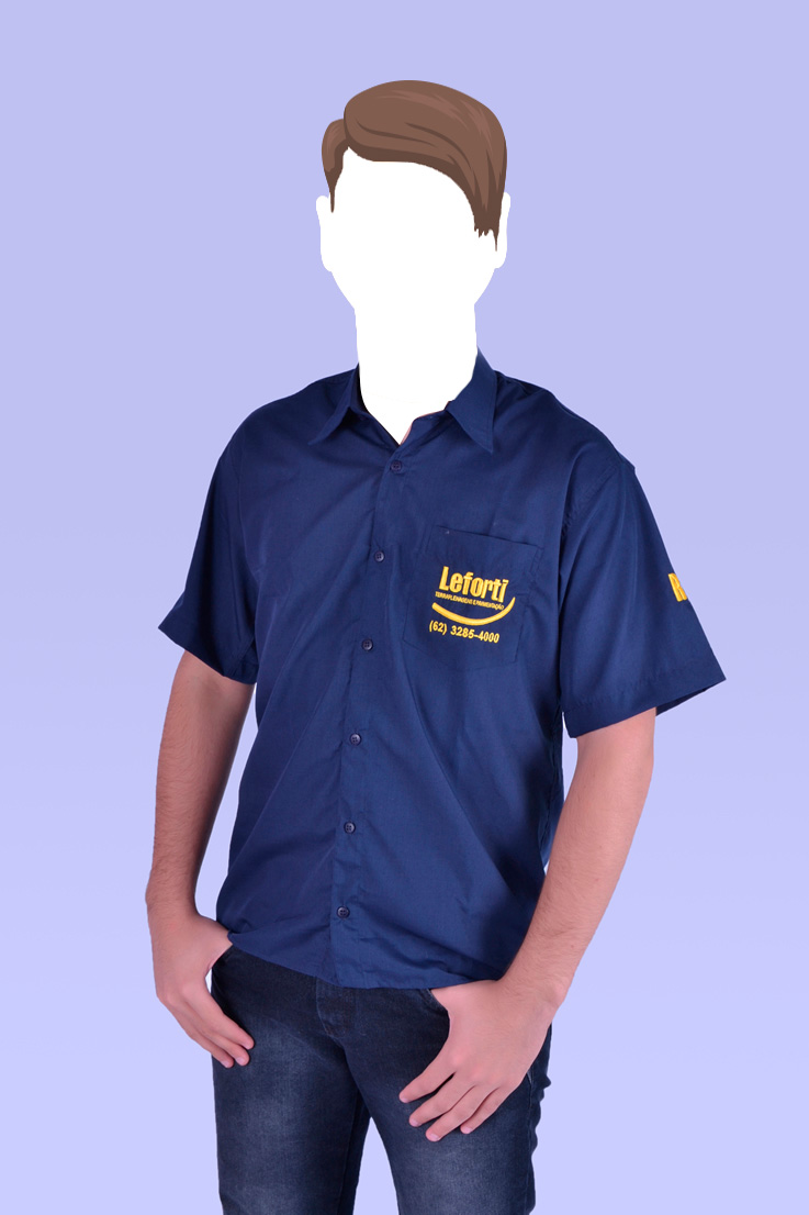 5 Camisas Global Uniformes 5 Camisas Global Uniformes